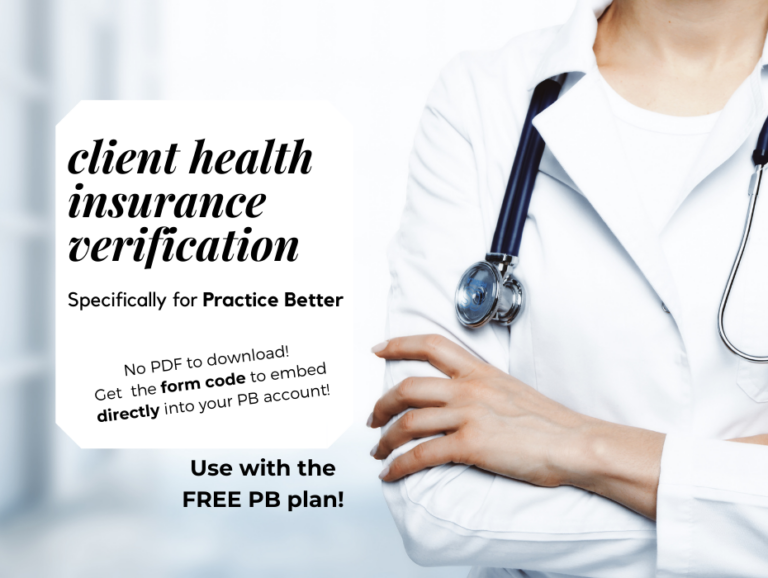 Health Insurance Verification Guide for Practice Better - Well ...