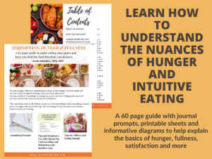 How to Simplify Hunger, Fullness and Intuitive Eating: A Complete Guide ...