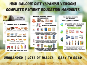 Complete Bundle: High Calorie Diet (Spanish Version) - Well Resourced ...