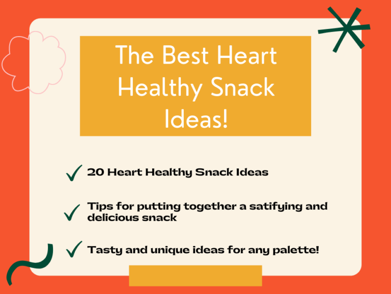 20 Heart Healthy Snack Ideas That Are Sure To Satisfy! GENERIC VERSION ...