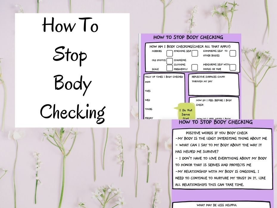 How To Stop Body Checking Guide - Well Resourced Dietitian