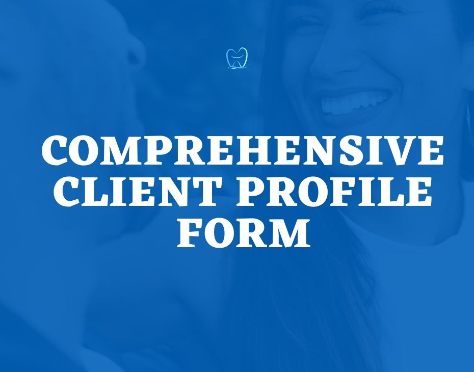 Comprehensive client profile form - Well Resourced Dietitian