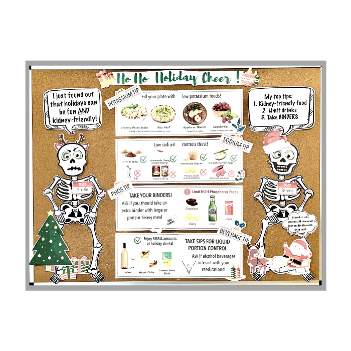 Ho-Ho Holiday Cheer Bulletin Board - Well Resourced Dietitian