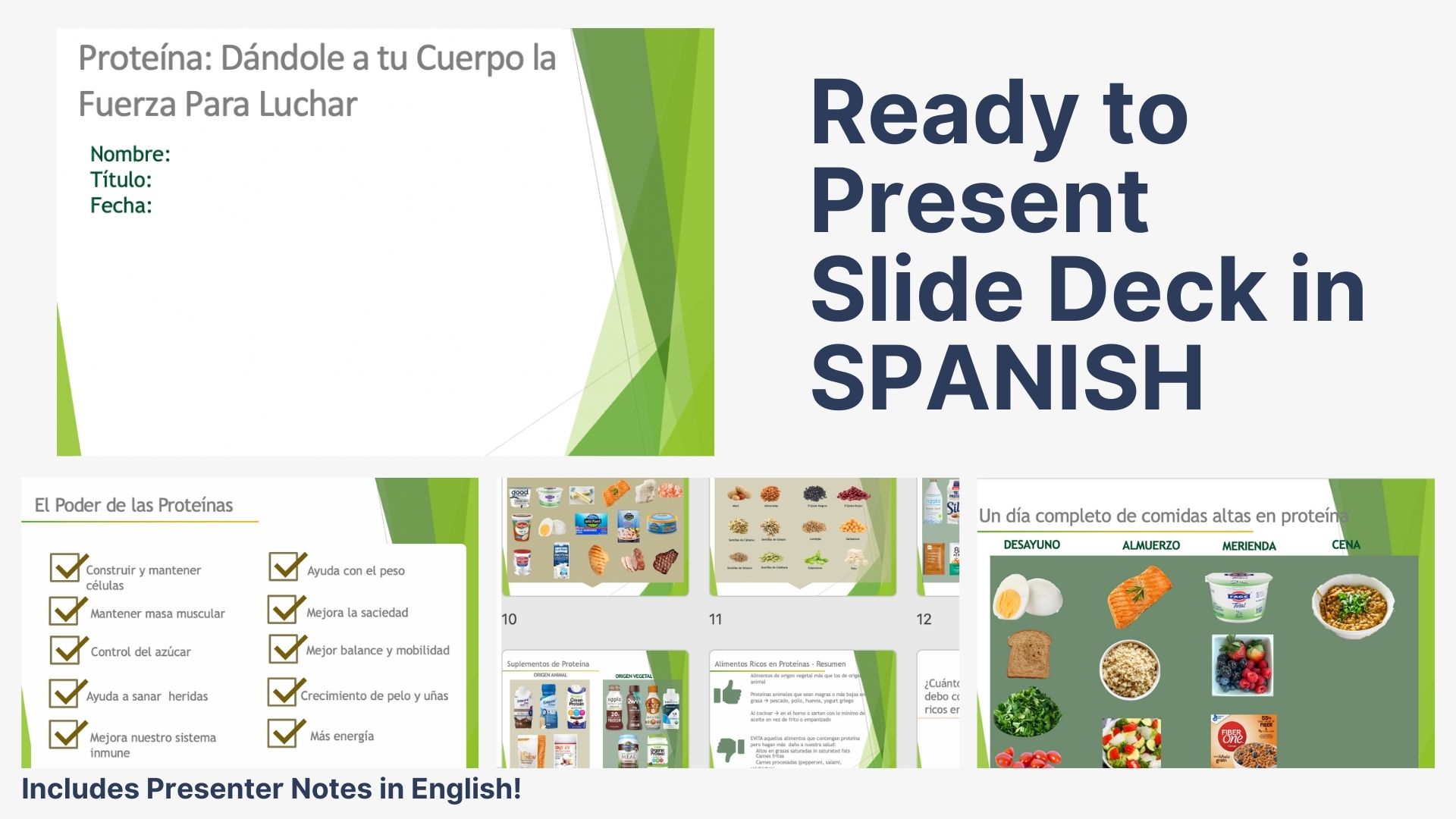 Protein: Giving your Body the Strength to Fight (in SPANISH / ESPAÑOL ...