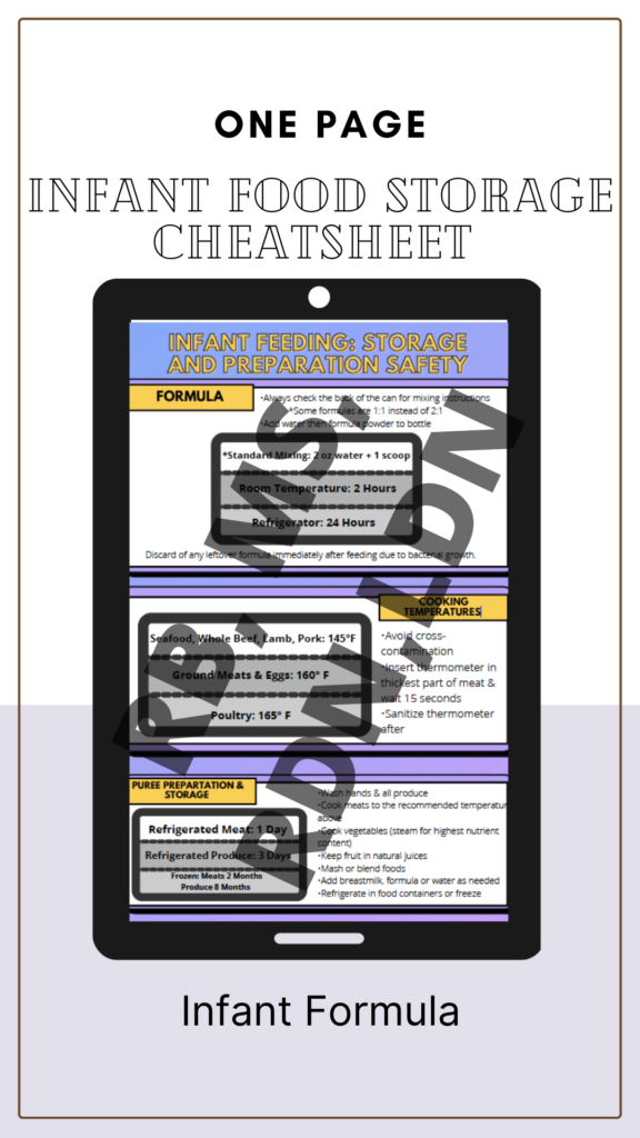 Infant Feeding: Storage and Preparation Safety (Formula) - Well ...