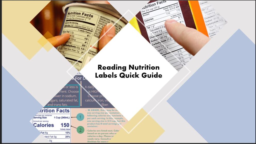 Quick Guide To Nutrition Labels - Well Resourced Dietitian