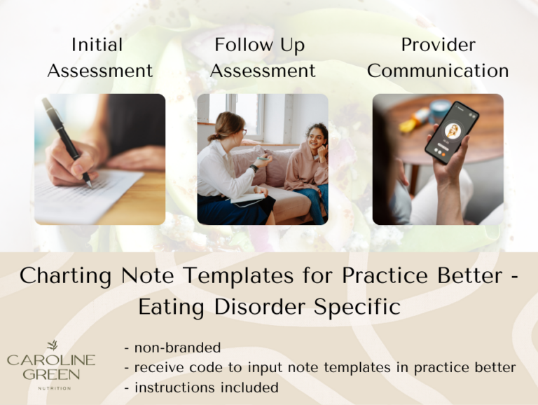 Practice Better Charting Templates for Eating Disorder Clients ...
