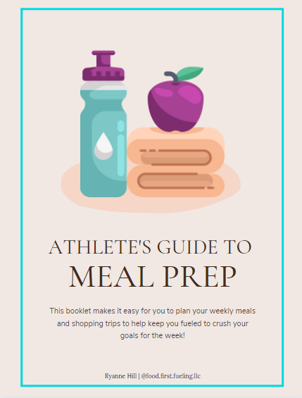 Athlete Guide to Meal Prep - Well Resourced Dietitian