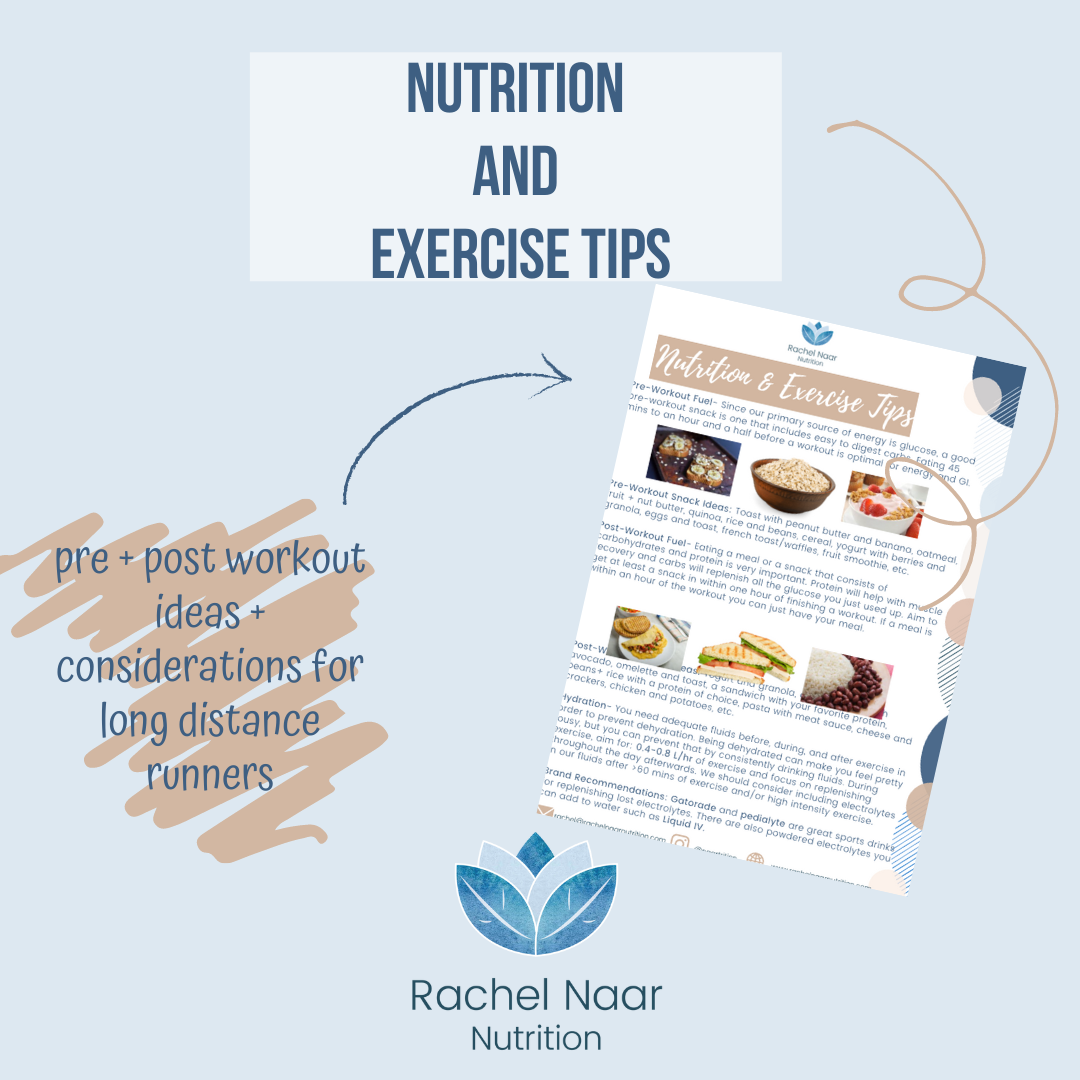 Nutrition Tips for Physical Activity - Well Resourced Dietitian
