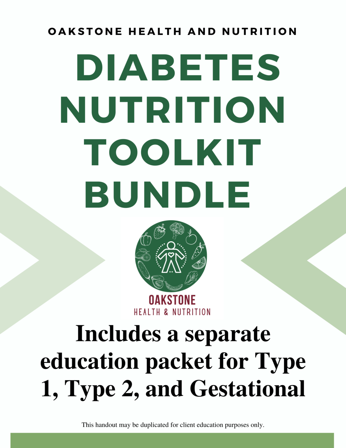 Diabetes Nutrition Toolkit Bundle - Well Resourced Dietitian