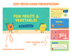 Kids Trivia Game Presentation - Well Resourced Dietitian