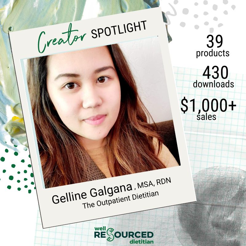 InnovatoRD Series: Meet Gelline Galgana, MSA, RDN - Well Resourced ...