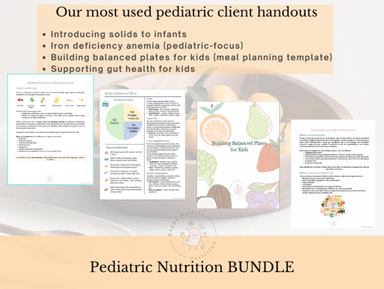 Pediatric Nutrition - Meal Planning (Building Balanced Plates for Kids ...