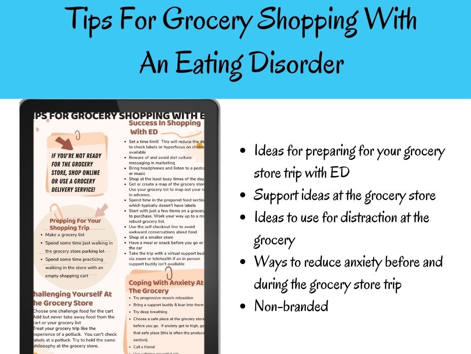 Grocery Shopping With An Eating Disorder - Well Resourced Dietitian