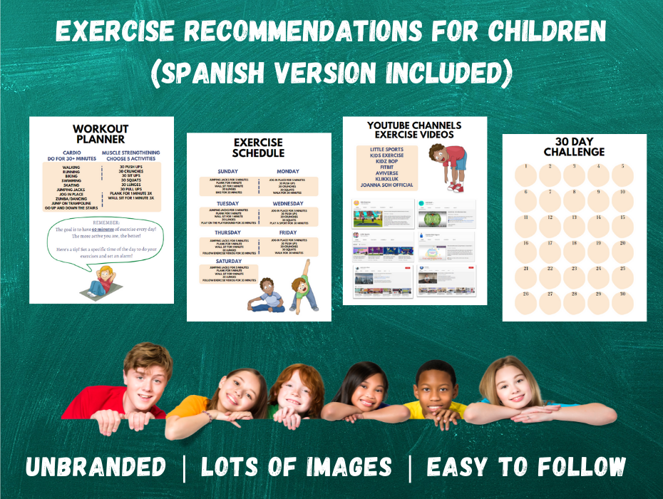 Exercise Recommendations for Children - Well Resourced Dietitian