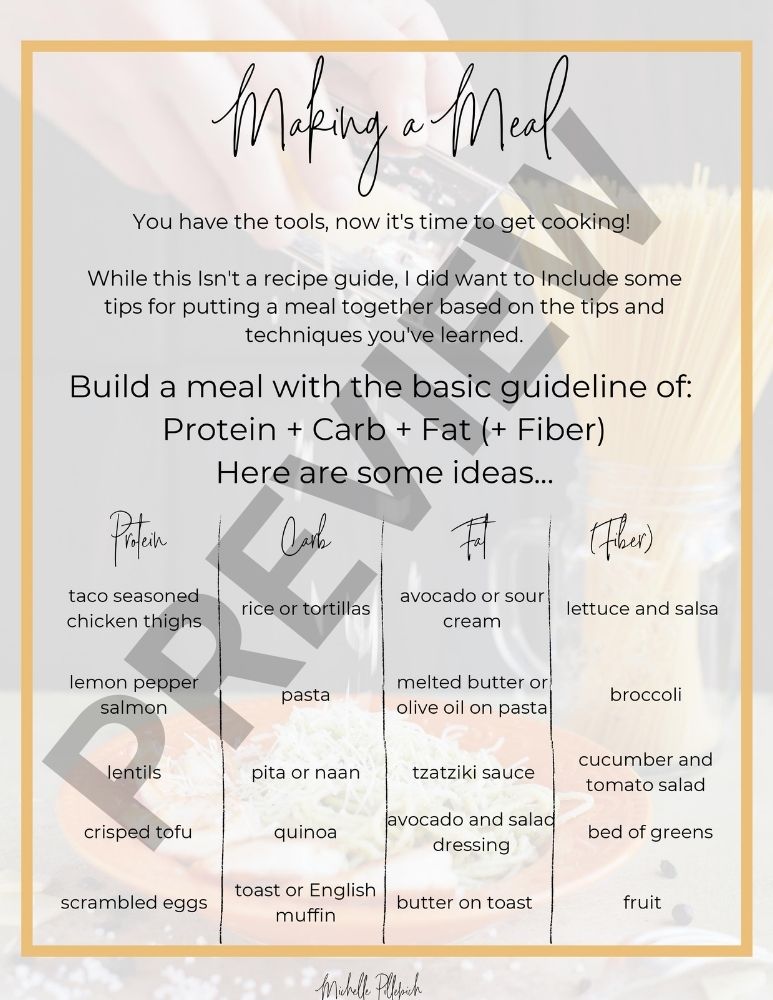 How To Cook: The Basics - Well Resourced Dietitian