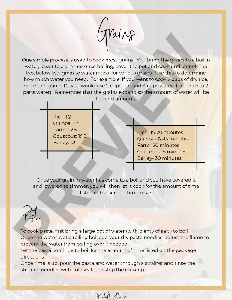 How To Cook: The Basics - Well Resourced Dietitian