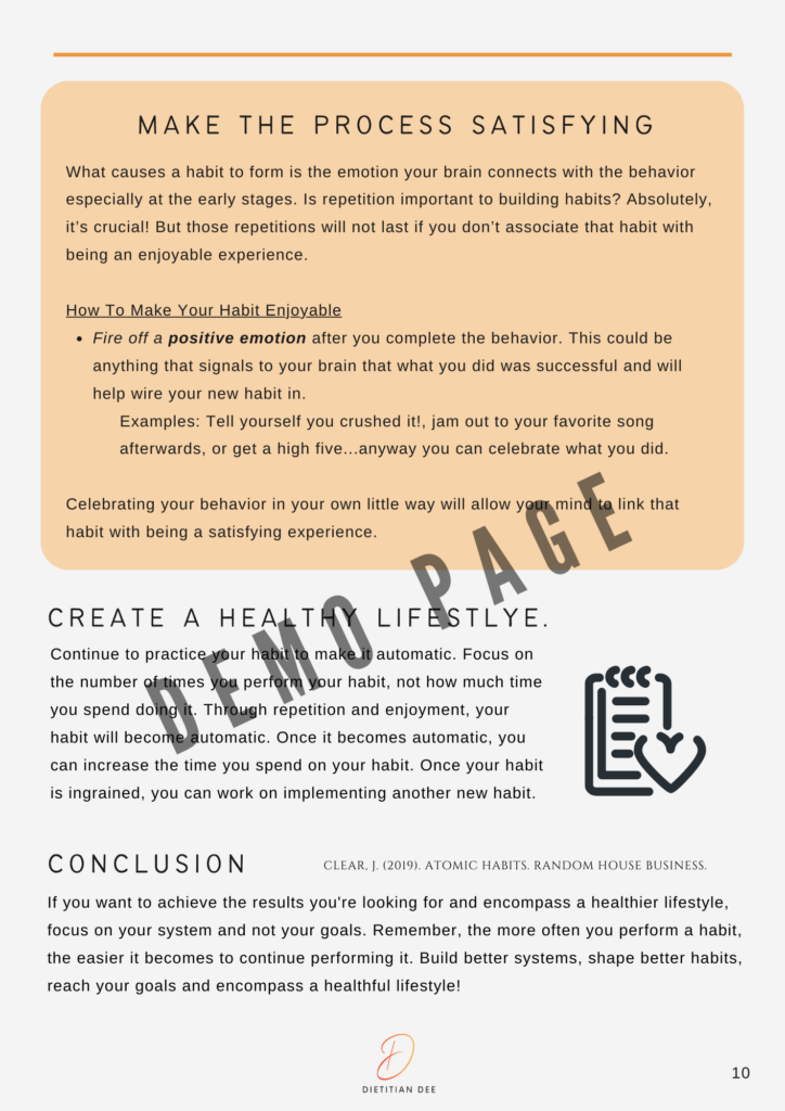 Build a Healthy Lifestyle with Habits that Stick - Well Resourced Dietitian