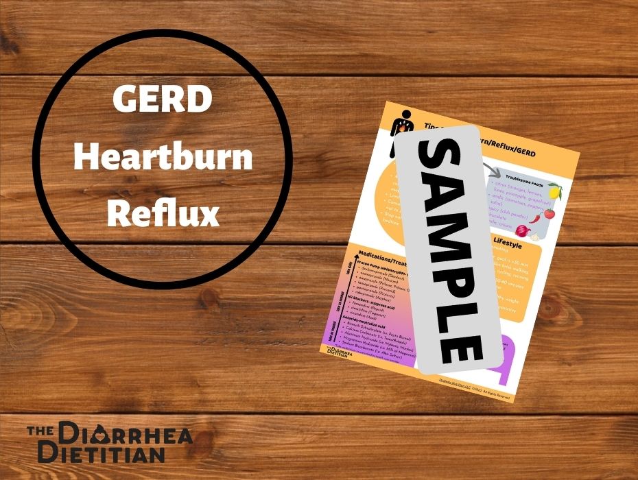 Tips for GERD, Heartburn & Reflux | Well Resourced Dietitian