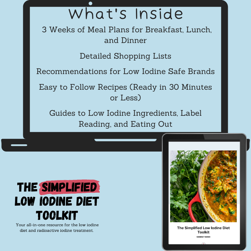 The Simplified Low Iodine Diet Toolkit - Well Resourced Dietitian