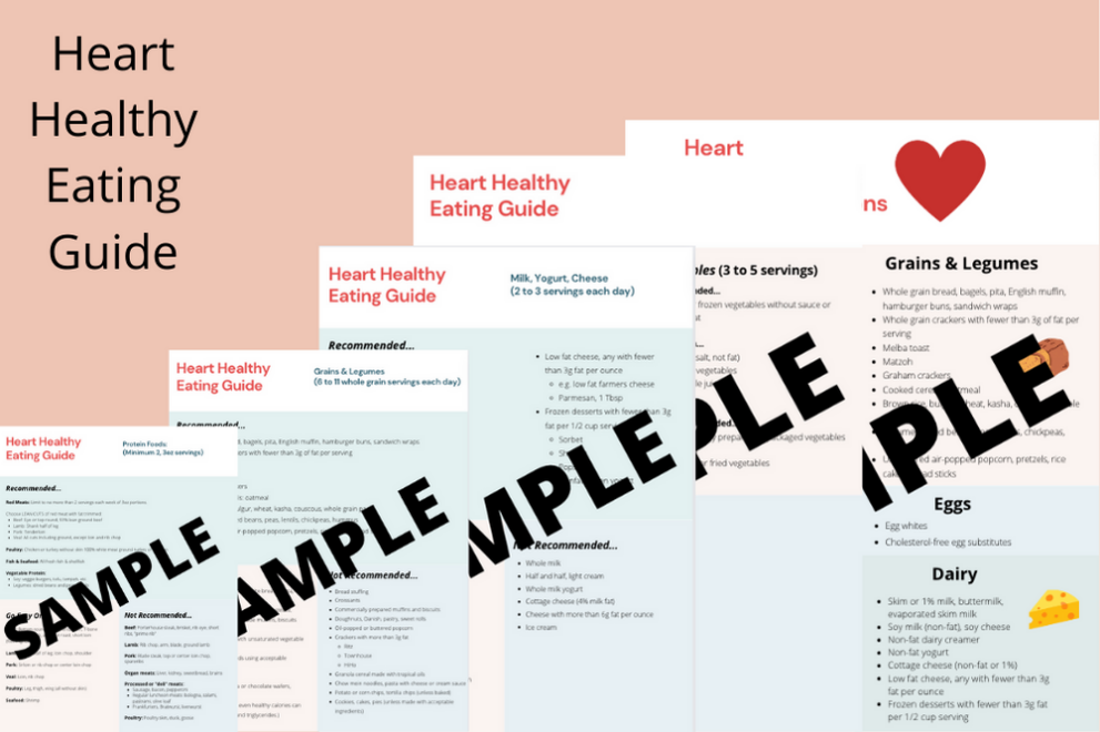 Guide to Heart Healthy Eating - Well Resourced Dietitian