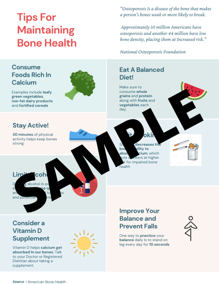 Tips For Maintaining Bone Health - Well Resourced Dietitian