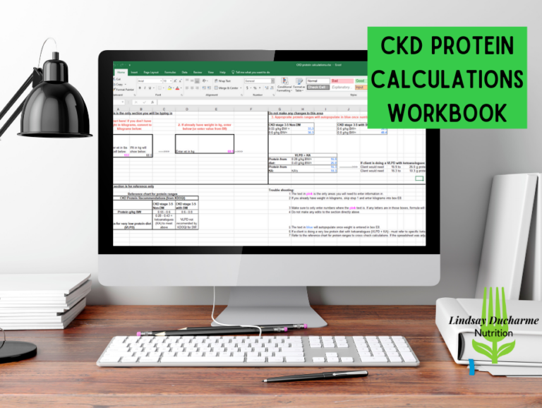 CKD Protein Calculator - Well Resourced Dietitian