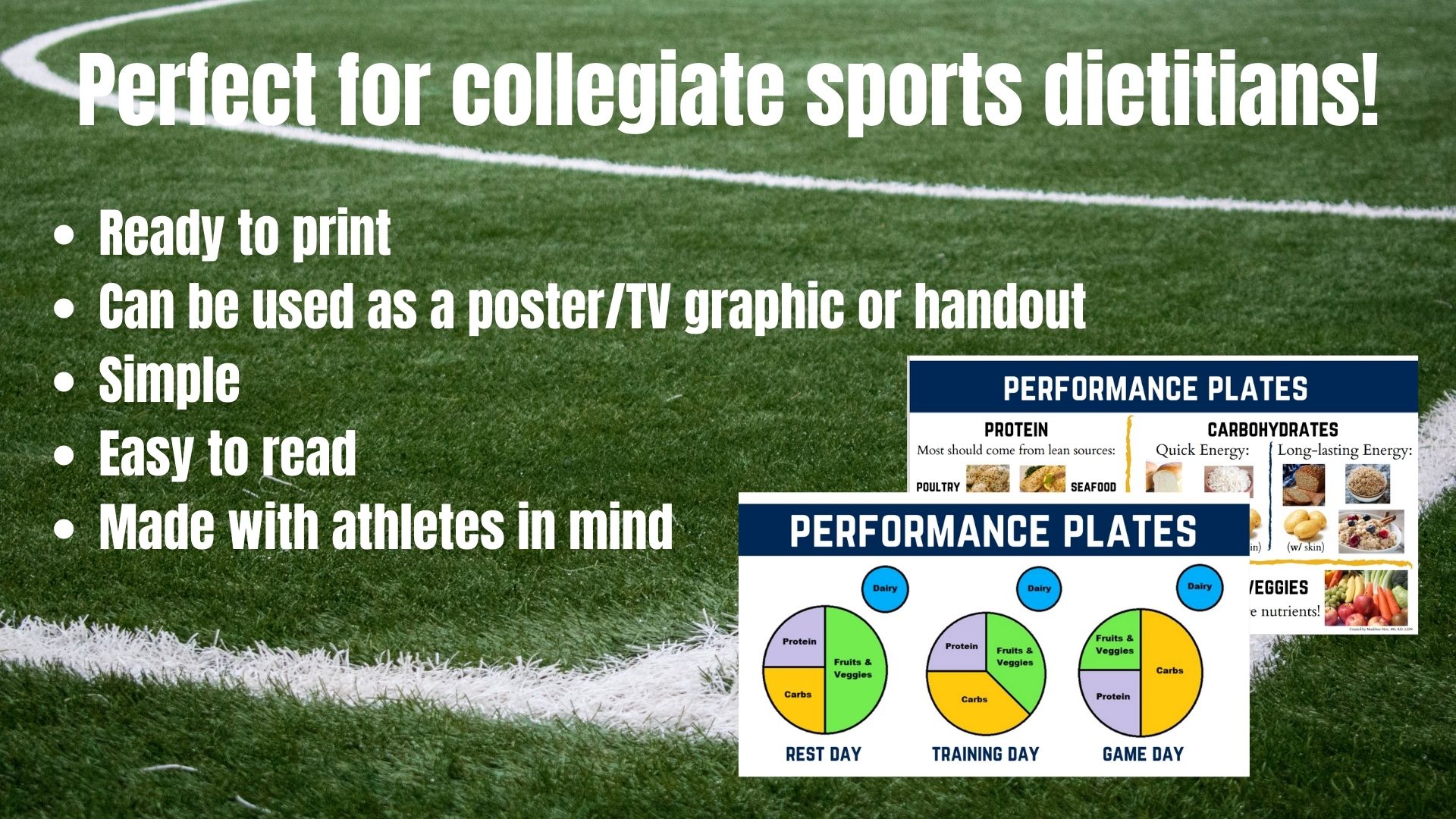 Performance Plates - Well Resourced Dietitian