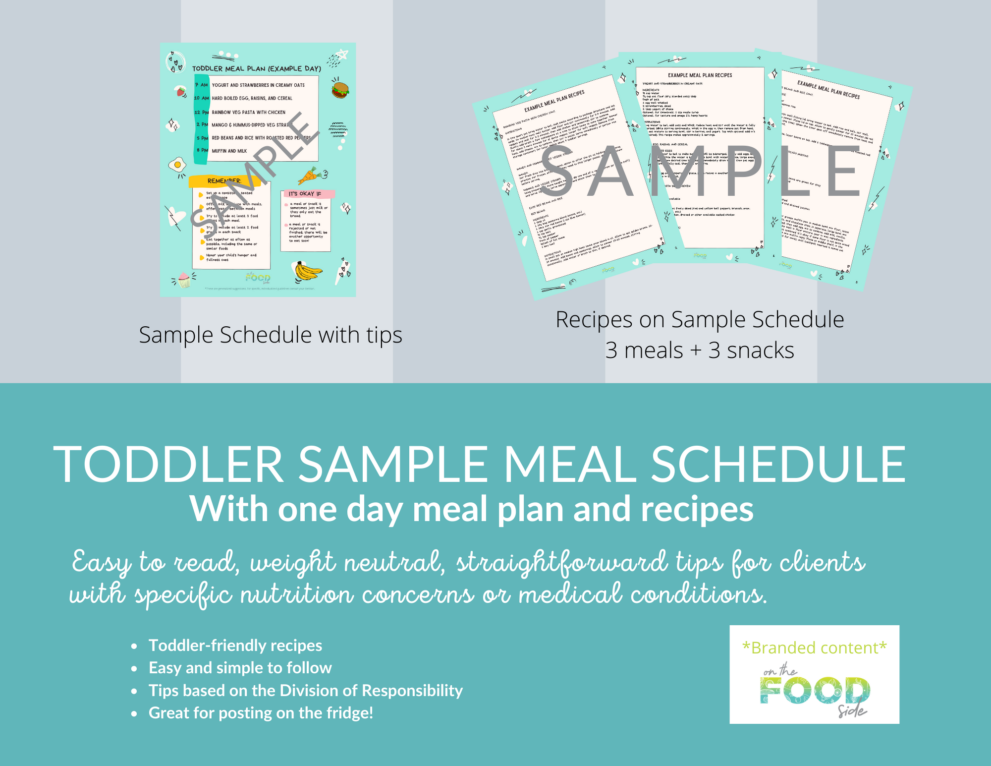 Toddler Sample Schedule with 1-day meal plan, recipes, and tips - Well ...