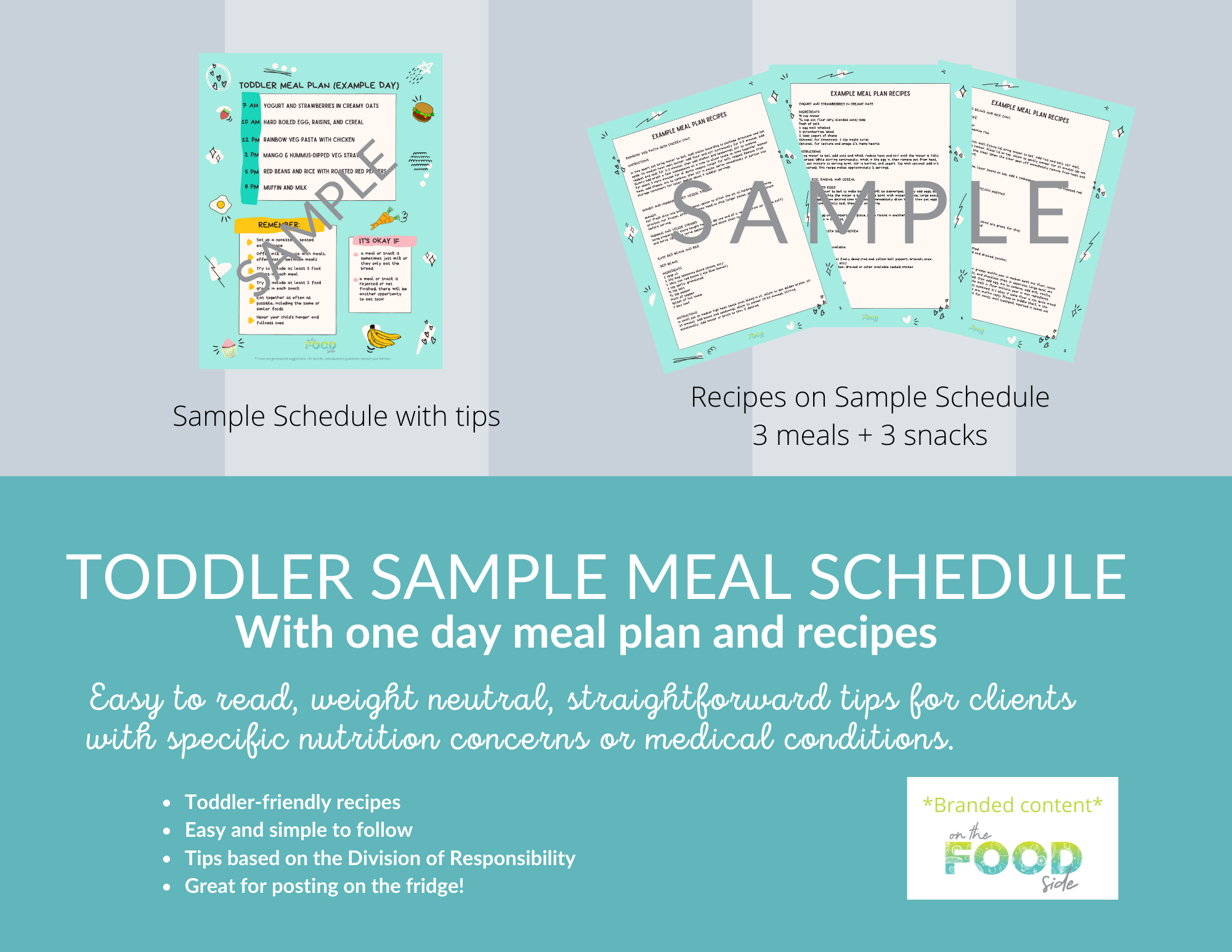 Toddler Sample Schedule with 1-day meal plan, recipes, and tips - Well ...