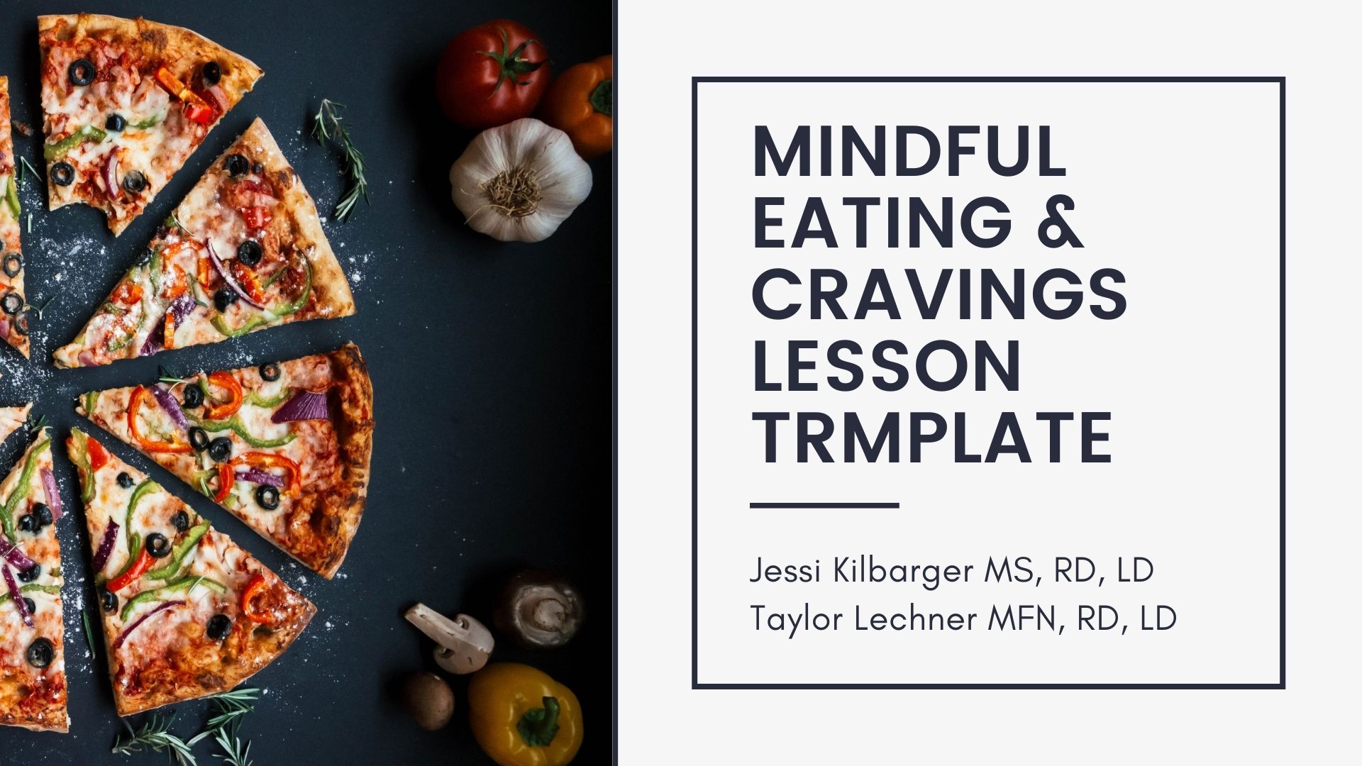 Mindful Eating & Cravings Lesson Bundle - Well Resourced Dietitian