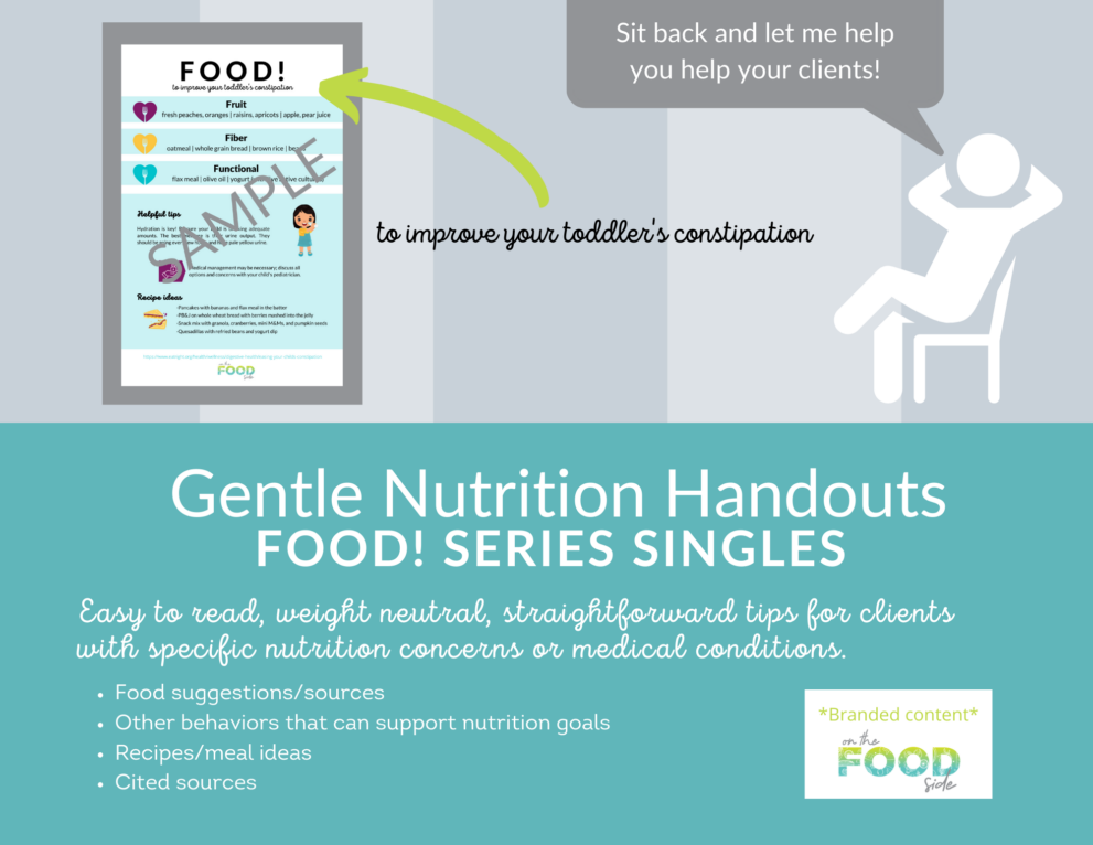 Constipation Handout - Well Resourced Dietitian