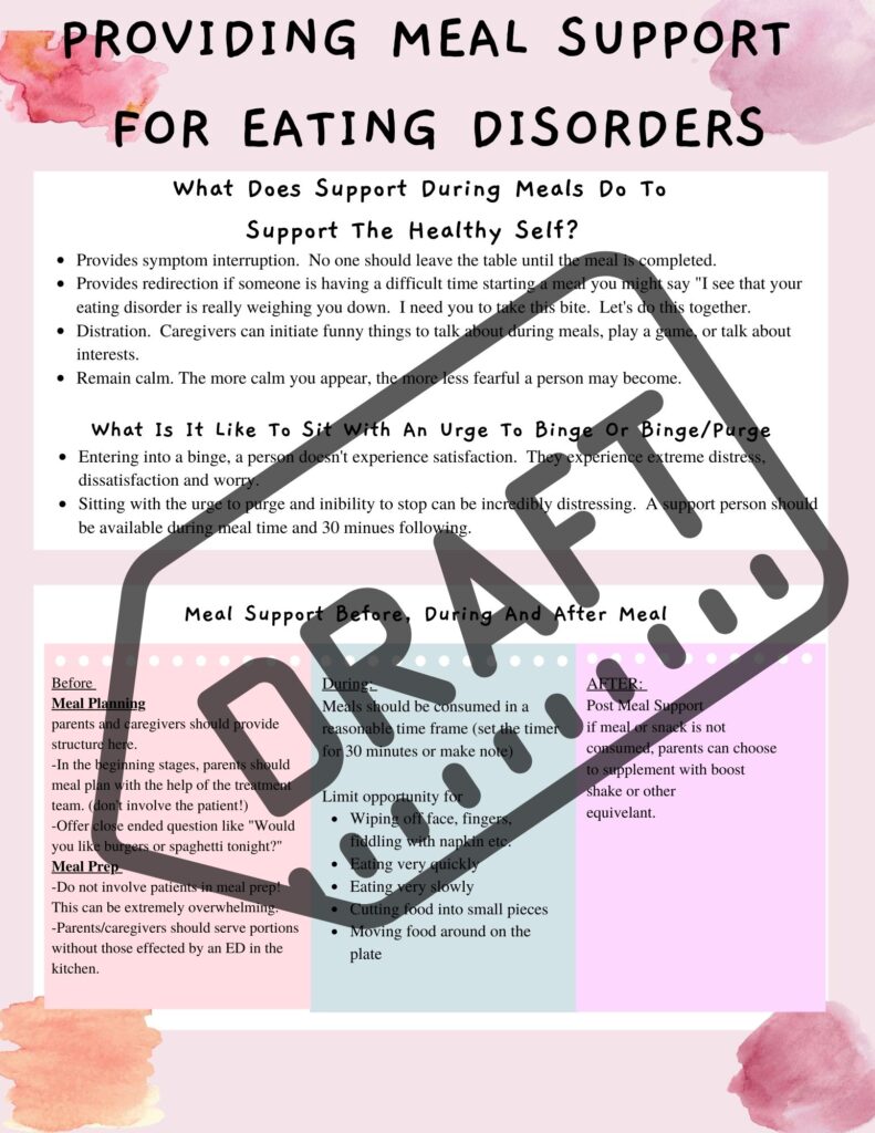 Meal Support For Eating Disorders - Well Resourced Dietitian