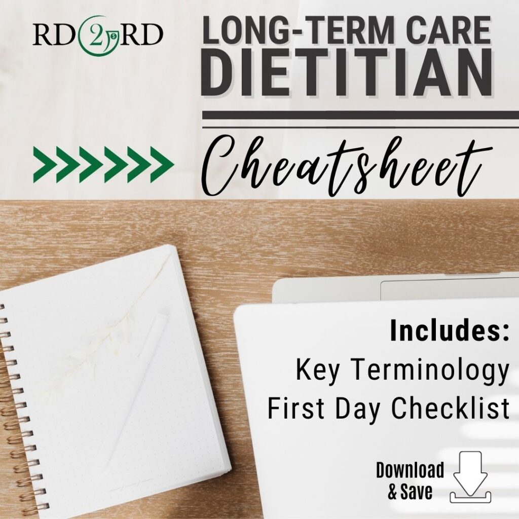 Long Term Care Dietitians: Responsibilities and Resources | Well ...