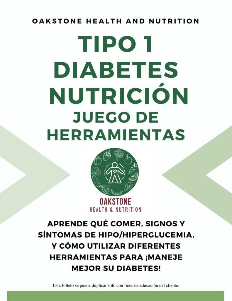Type 1 Diabetes Nutrition Toolkit - Spanish Version - Well Resourced ...