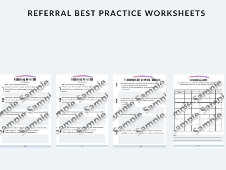 Referral Best Practice Worksheets - Well Resourced Dietitian