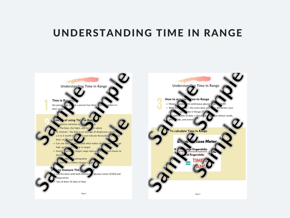 Understanding Time in Range - Well Resourced Dietitian