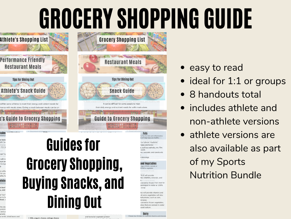 Grocery Shopping and Dining Out Guide - Well Resourced Dietitian