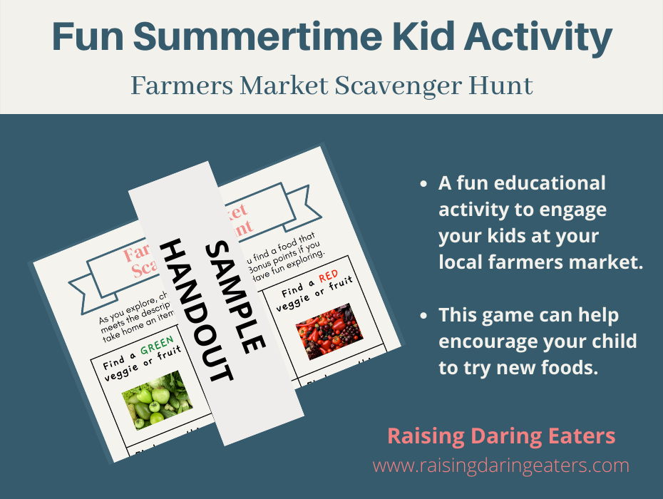 Farmers Market Scavenger Hunt - Well Resourced Dietitian