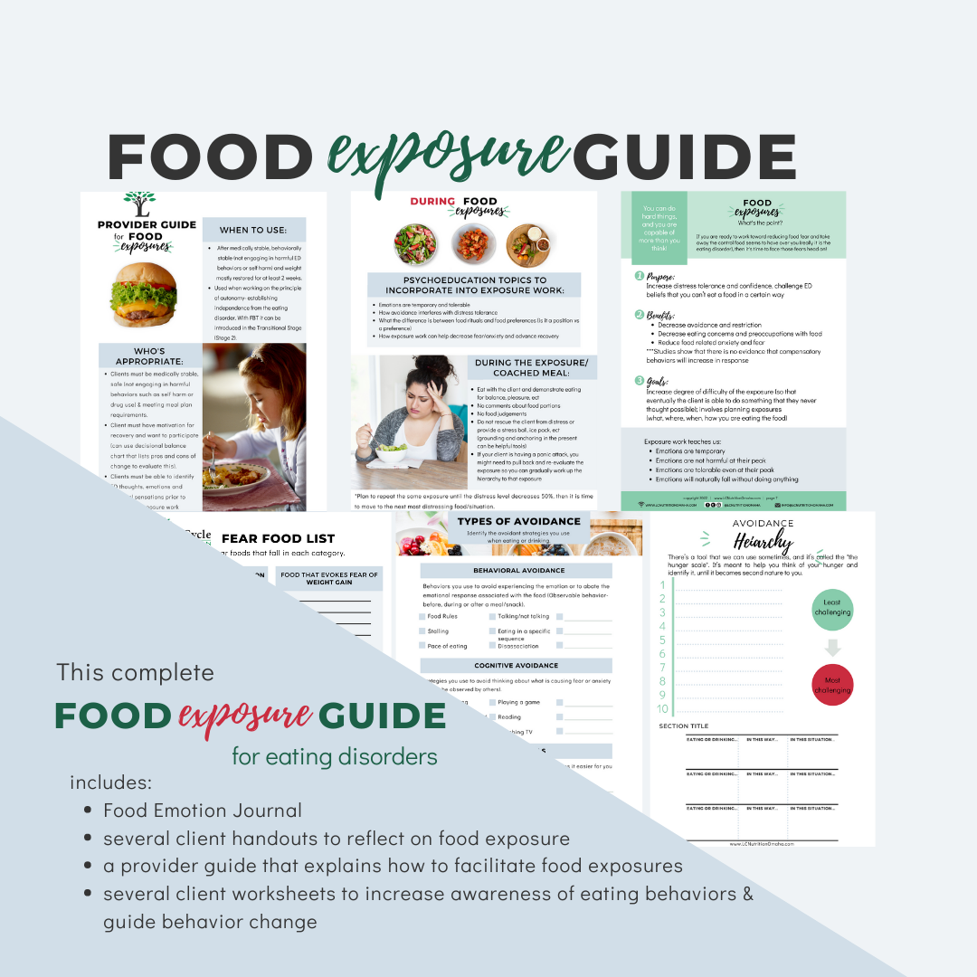 Complete Food Exposure Bundle - Well Resourced Dietitian