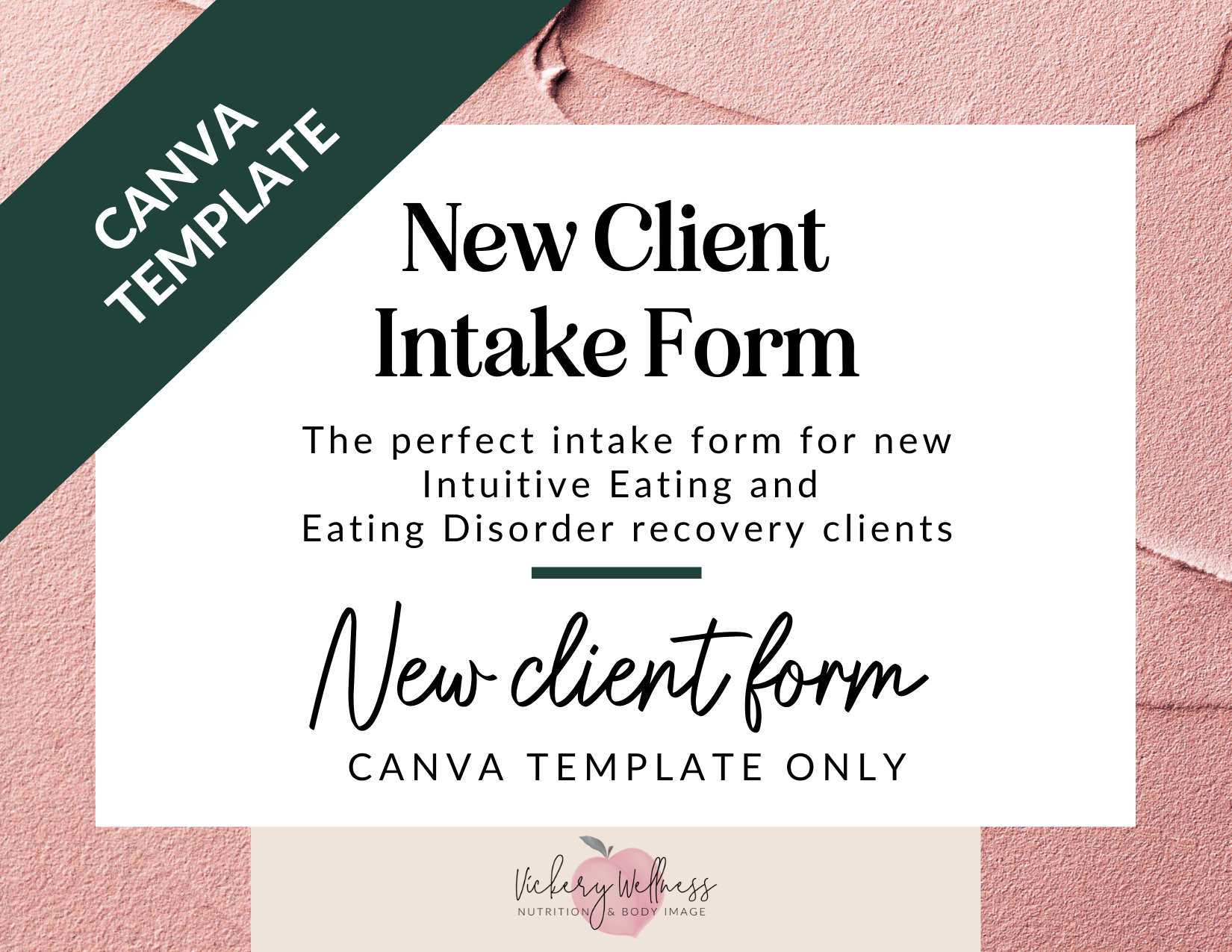 New Client Intake Form, anti-diet, weight inclusive - Well Resourced ...