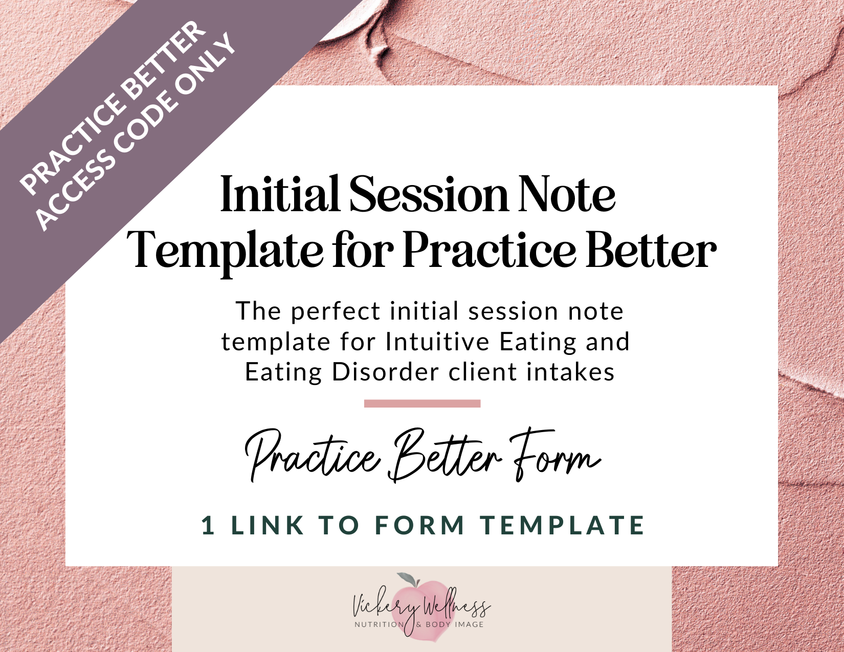 Initial Session Note Template for Practice Better - Well Resourced ...