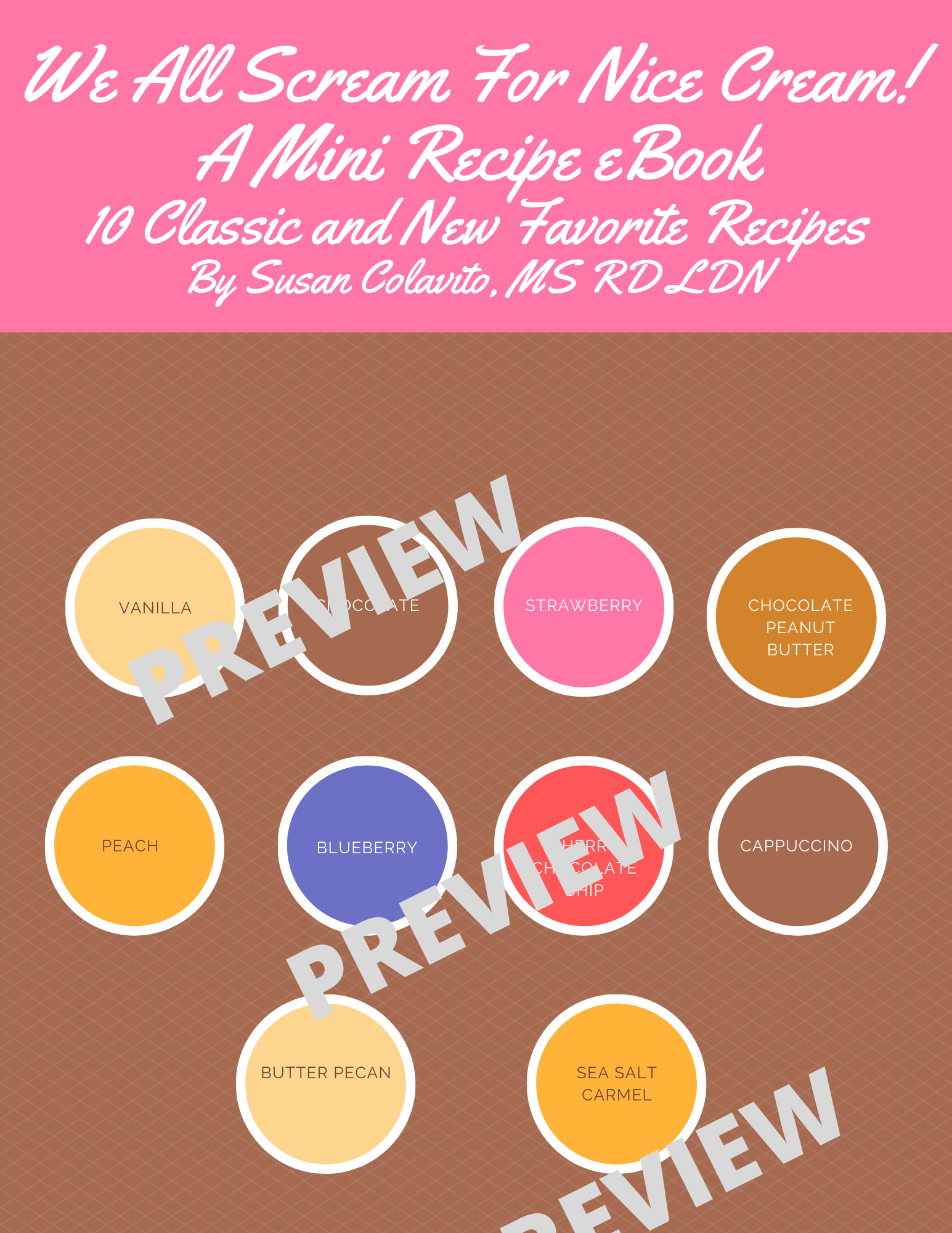A Nice Cream Mini Recipe eBook - Well Resourced Dietitian
