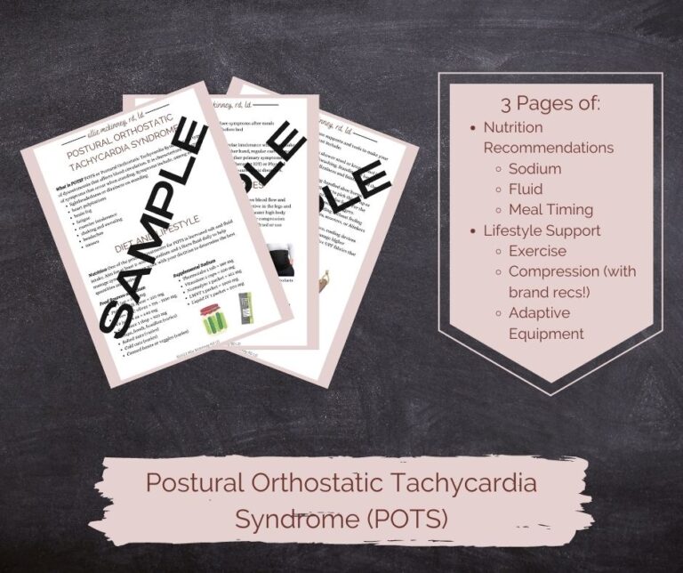 Postural Orthostatic Tachycardia Syndrome (POTS) Client Handout - Well ...