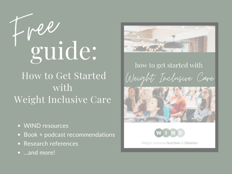 FREE! How to Get Started With Weight Inclusive Nutrition - Well ...