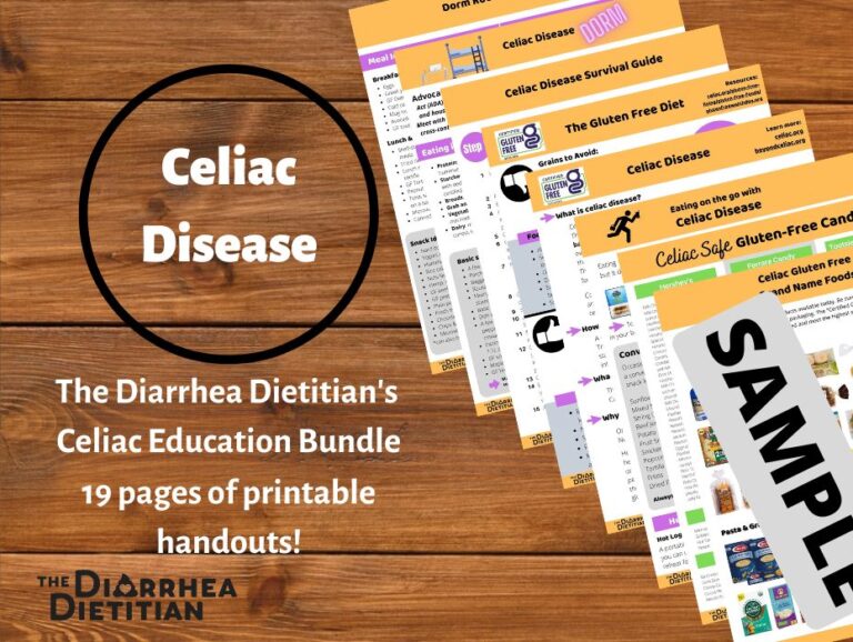 Celiac Disease Education Bundle - Well Resourced Dietitian