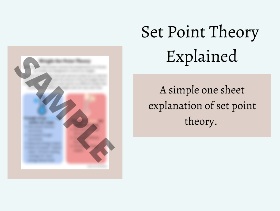 Set Point Theory - Well Resourced Dietitian