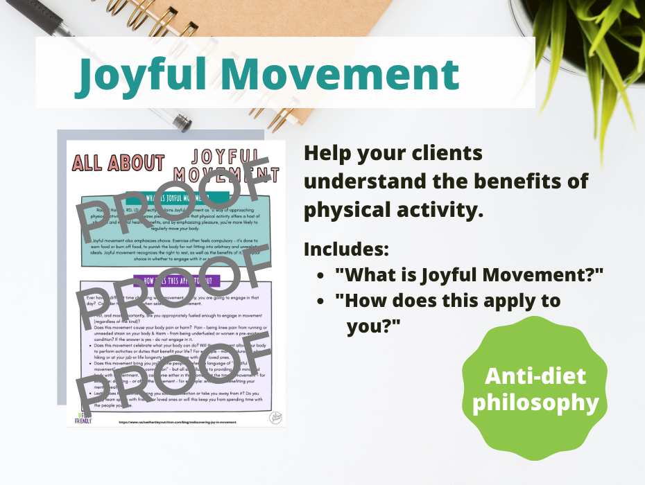 Anti-Diet Philosophy: Joyful Movement - Well Resourced Dietitian