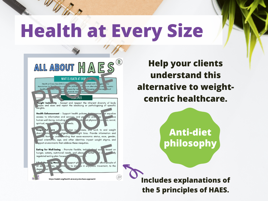 Anti-Diet Philosophy: Health at Every Size Model - Well Resourced Dietitian