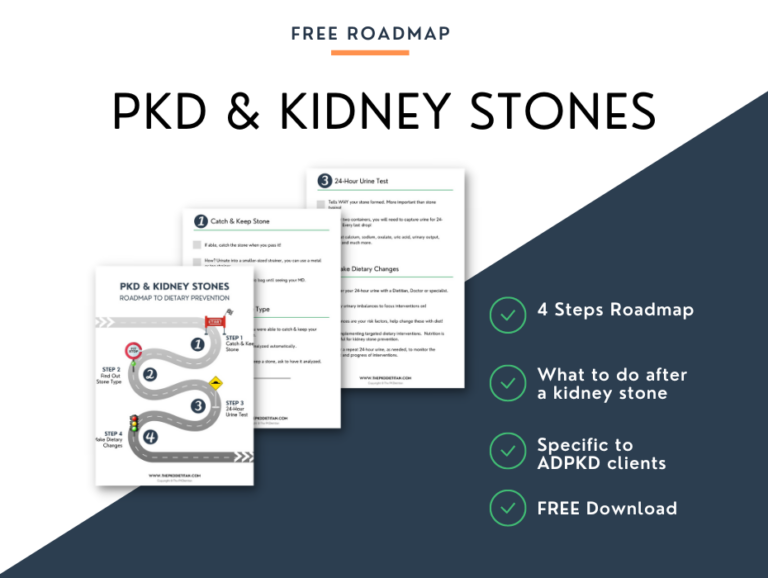 PKD & Kidney Stones [FREE Roadmap] - Well Resourced Dietitian
